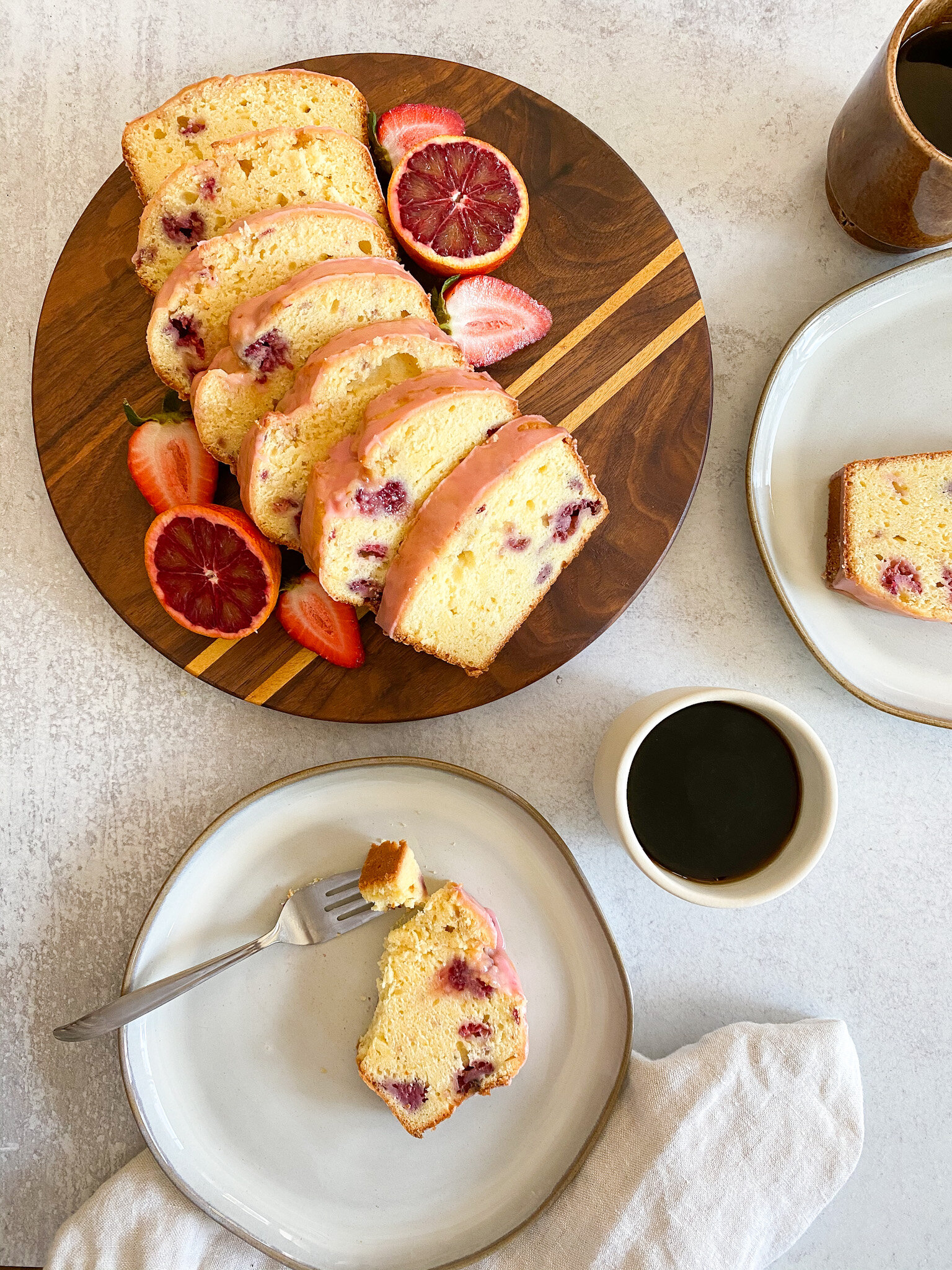 Blood Orange Yogurt Loaf Cake - Cooking With Our CSA