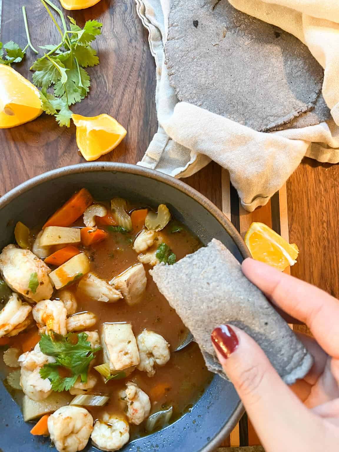 Mexican Fish Soup (Caldo de Pescado) - Cooking With Our CSA