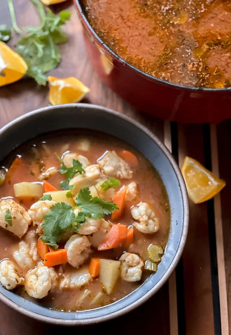 Mexican Fish Soup (Caldo de Pescado) - Cooking With Our CSA